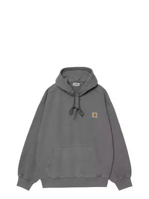Carhartt Work In Progress Logo Cotton Hoodie - Black