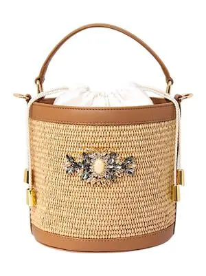 DAMAPREZIOSA Damapreziosa Aurelia Heritage Bucket Bag