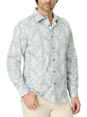 Robert Graham Foxboro Slim Fit Cotton Blend Knit Shirt - Multi