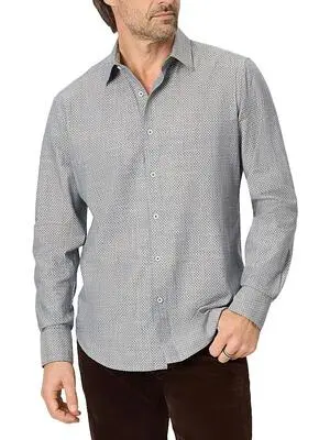 ROBERT GRAHAM Gandadam Slim Fit Patterned Cotton Woven Shirt