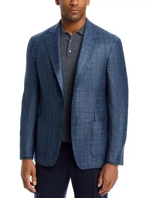 Vince Wool, Silk & Cashmere Sport Coat - Blue