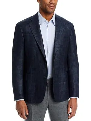 Vince Wool, Silk & Cashmere Sport Coat - Navy