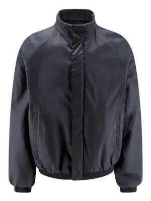 Gucci Lightweight And Compact Nylon Bomber Jacket - Black