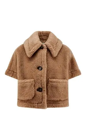 Max Mara Camel Hair And Silk Coat - Multicolor