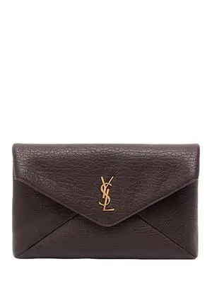 Saint Laurent Lambskin Cassandre Pouch - Multicolor