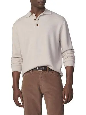 Joe's Jeans Extra Fine Merino Wool Polo Sweater - Ancient Scroll
