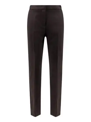 Max Mara Stretch Virgin Wool Trousers - Multicolor