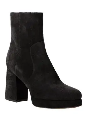 Valentino Garavani Fawcette Suede Ankle Boots - Black