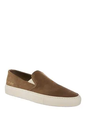 COMMON PROJECTS Minimal Slip On Sneakers - Beige