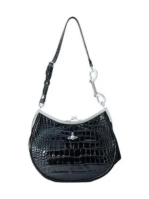 VIVIENNE WESTWOOD Calf Leather Clutch Bags - Black
