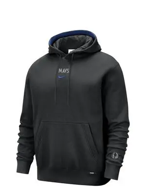 Nike Nba Dallas Mavericks City Edition Premium Club Fleece Hoodie - Black