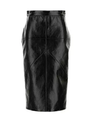 LANVIN Synthetic Leather Skirt - Black