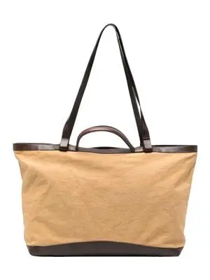 Dries Van Noten Canvas Tote - Cream