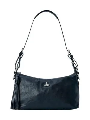 VIVIENNE WESTWOOD Leather Tote Bag - Black