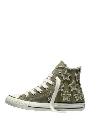 CONVERSE Chuck Taylor All Star Hi Distressed Stars Sneakers - Utility