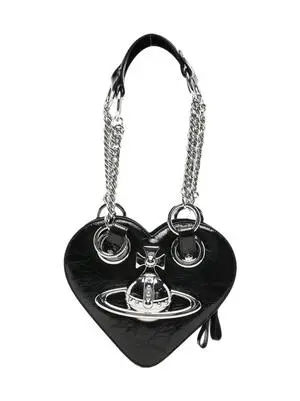 VIVIENNE WESTWOOD Calf Leather Tote Bag - Black
