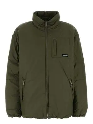 Miu Miu Army Nylon Down Jacket - Green