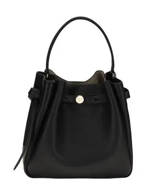 TORY BURCH TORY BURCH Romy Hammered Leather Bucket Bag