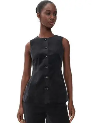 Saloni Alia Waistcoat - Black
