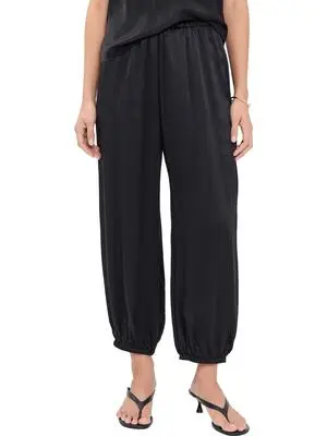 Donni. The Silk Balloon Pants - Jet