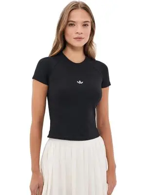 Adidas Essentials Slim Tee - Black