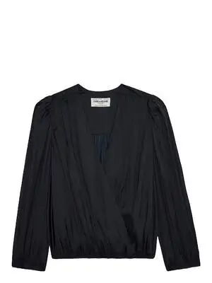 Zadig&Voltaire Tyfon Satin Top - Black