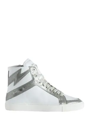 Zadig&Voltaire Zv1747 High Flash High-top Sneakers - Silver