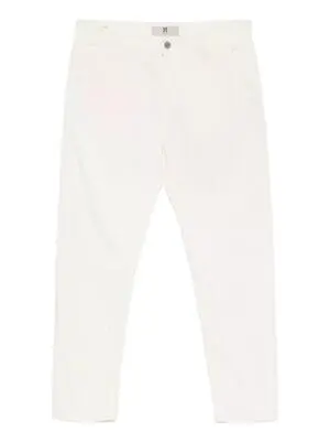 PT TORINO Corduroy Tapered Trousers - Neutrals