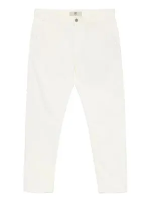PT TORINO Corduroy Tapered Trousers - Neutrals