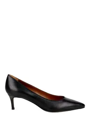 Roberto Festa Leather Pointed-toe Pumps - Black