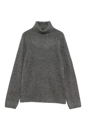 P.a.r.o.s.h Roll-neck Knitted Sweater - Grey