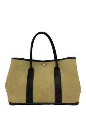 Hermès Toile And Negonda Garden Party 36 Tote Bag - Brown