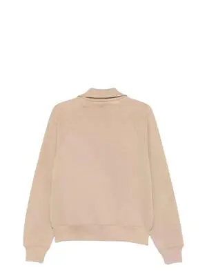 AMI Ami De Coeur Quarter-Zip Sweater