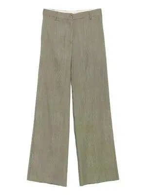 Momoni Prince Of Wales Check Trousers - Neutrals