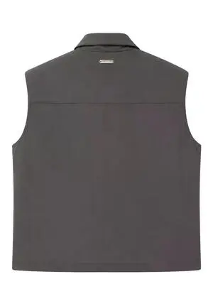 TOMBOLINI Logo-plaque Zip-up Gilet - Blue