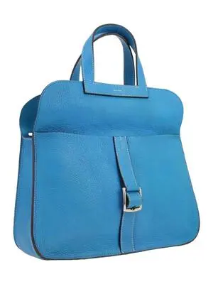Hermès Hermès Halzan Buckled Two-Way Handbag Blue