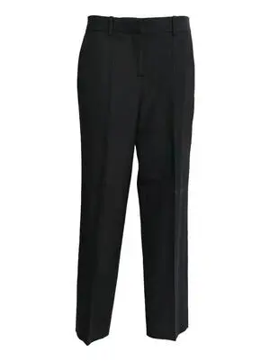 Loewe Straight-leg Wool Trousers - Black