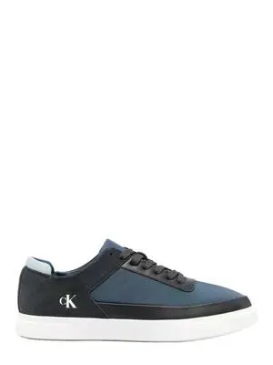 Calvin Klein Print Panelled Sneakers - Blue