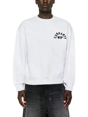 Carhartt Work In Progress Logo-patch Sweatshirt - Grey