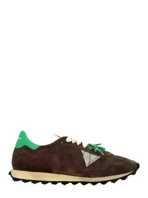 RUN OF RUN OF Suede Lace-Up Sneakers Brown