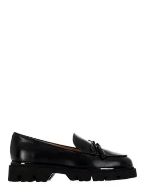 Status Tassel-detail Leather Loafers - Black