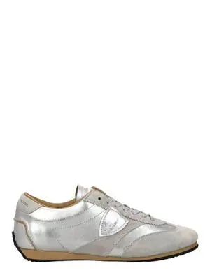 Philippe Model Planche Low Panelled Sneakers - Silver