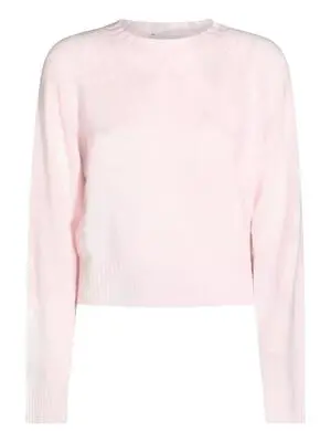 ALLUDE Allude Raglan-Sleeve Cashmere Pullover Pink