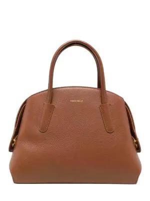 COCCINELLE Tylde Grained Leather Tote Bag - Brown