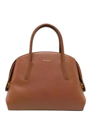 COCCINELLE Tylde Grained Leather Tote Bag - Brown