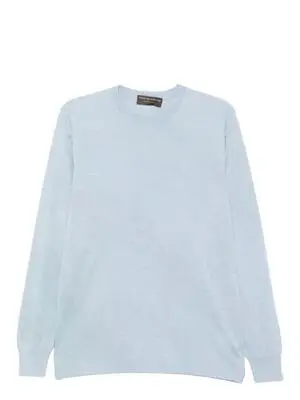 FILIPPO DE LAURENTIIS Crew-neck Long-sleeve T-shirt - Blue
