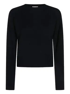 ALLUDE Raglan-sleeve Cashmere Sweater - Brown