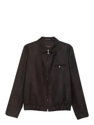 Montedoro Zip-up Jacket - Brown
