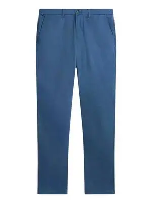 Tommy Hilfiger Belt-loop Chinos Trousers - Blue