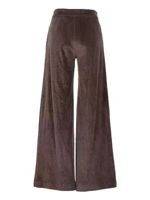 KRISTINA TI Corduroy Palazzo Pants - Brown